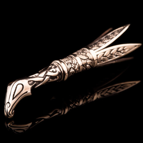 Decorative Viking Drinking Horn Terminal Sutton Hoo Borre Style ...