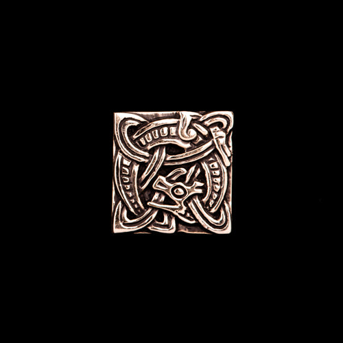 Viking Dragon Belt Stud in Jelling Style 10th Century Guardian Symbol ...